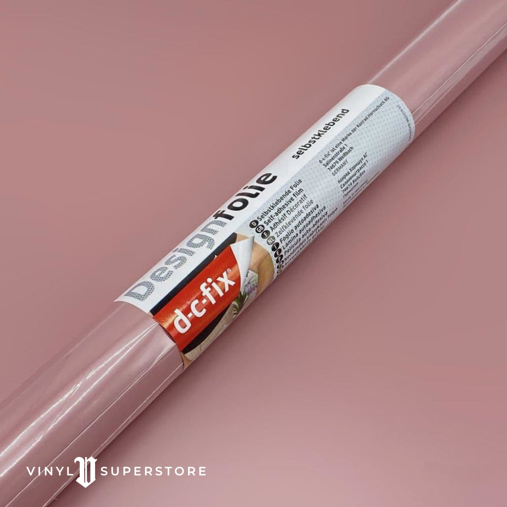45cm D-C-Fix Matt Ash Rose Pink RAL 3014 Sticky Back Vinyl Lengths 1m ...